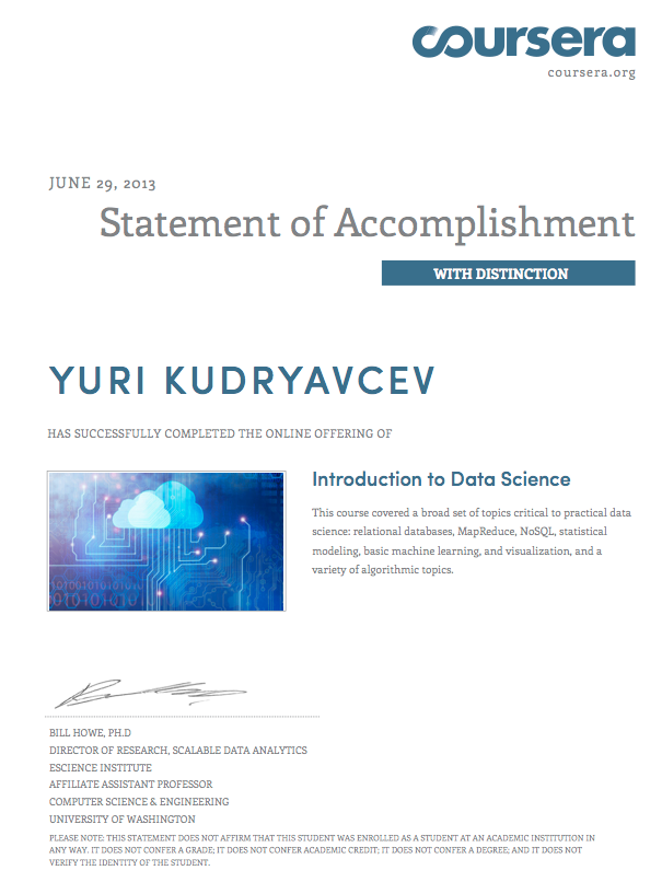 Learning Coursera Introduction To Data Science Applied Dimensionality